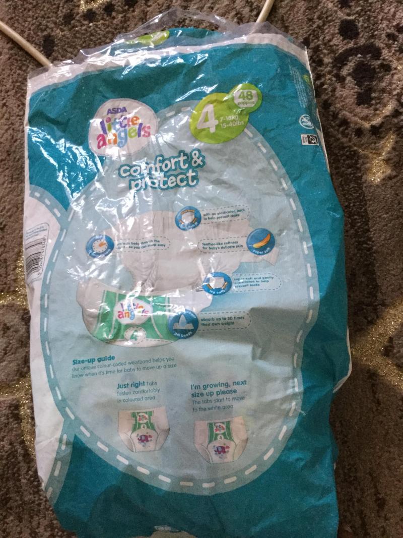 ASDA Little Angels Comfort & Protect Size 4 Nappies - Reviews