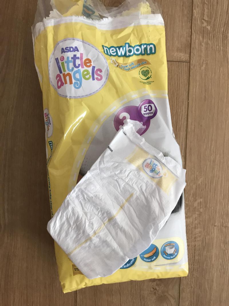 ASDA Little Angels Newborn Size 3 Nappies - Reviews