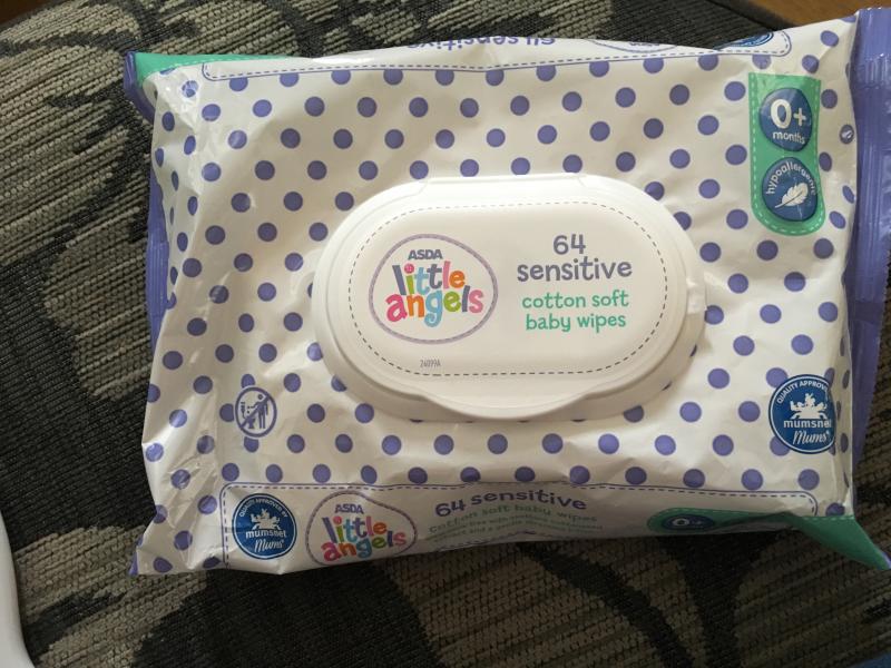 ASDA Little Angels Sensitive Cotton Soft Baby Wipes 0+ Months - Reviews ...