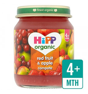 HIPP Organic Red Fruit & Apple Compote 4m+ - Reviews