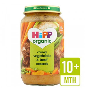 HIPP Organic Chunky Vegetable & Beef Casserole 10m+ - Reviews