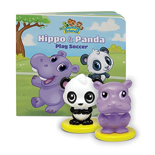 LeapFrog Learning Friends Hippo And Panda Figure Set With Board Book ...