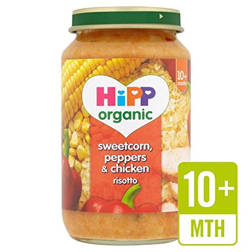 HIPP Organic Sweetcorn, Peppers & Chicken Risotto 10m+ - Reviews