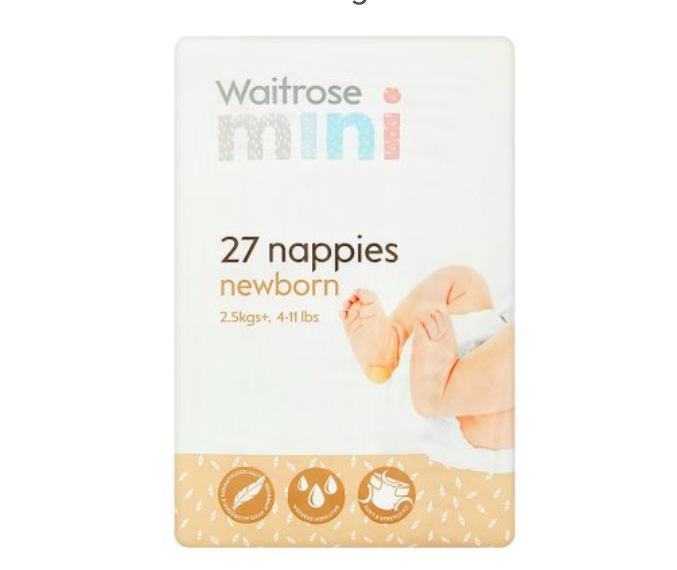 Waitrose Mini Essential nappies, size 1 - Reviews