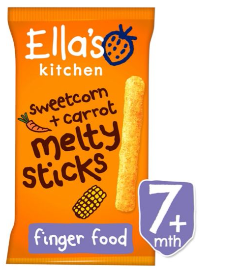 Ella's Kitchen Sweetcorn + Carrot Melty Sticks 7m+ - Reviews