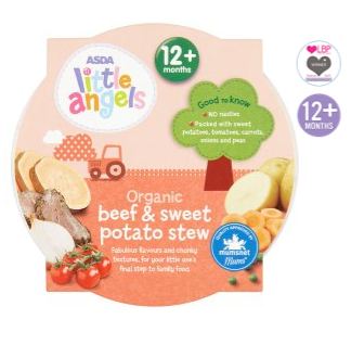 ASDA Little Angels Organic Beef & Sweet Potato Stew 12m+ - Reviews