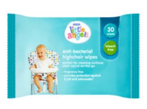 ASDA Little Angels Anti-Bacterial Highchair Wipes - Reviews